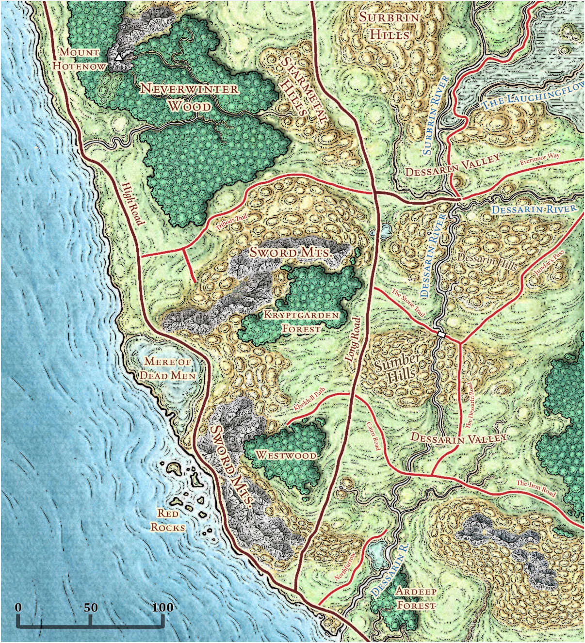 Northwest Faerûn Maps