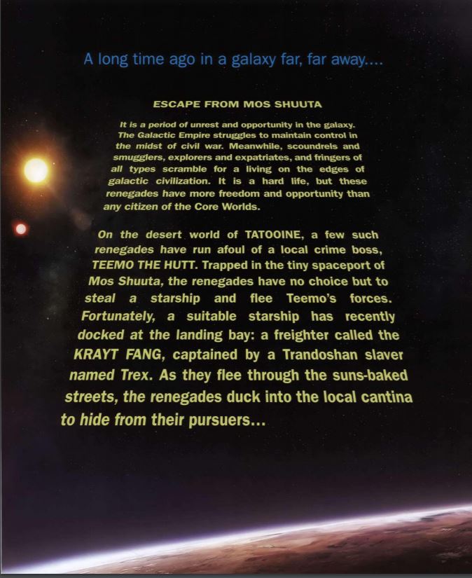 A long tie ago in a galaxy, far, far away... - Notes